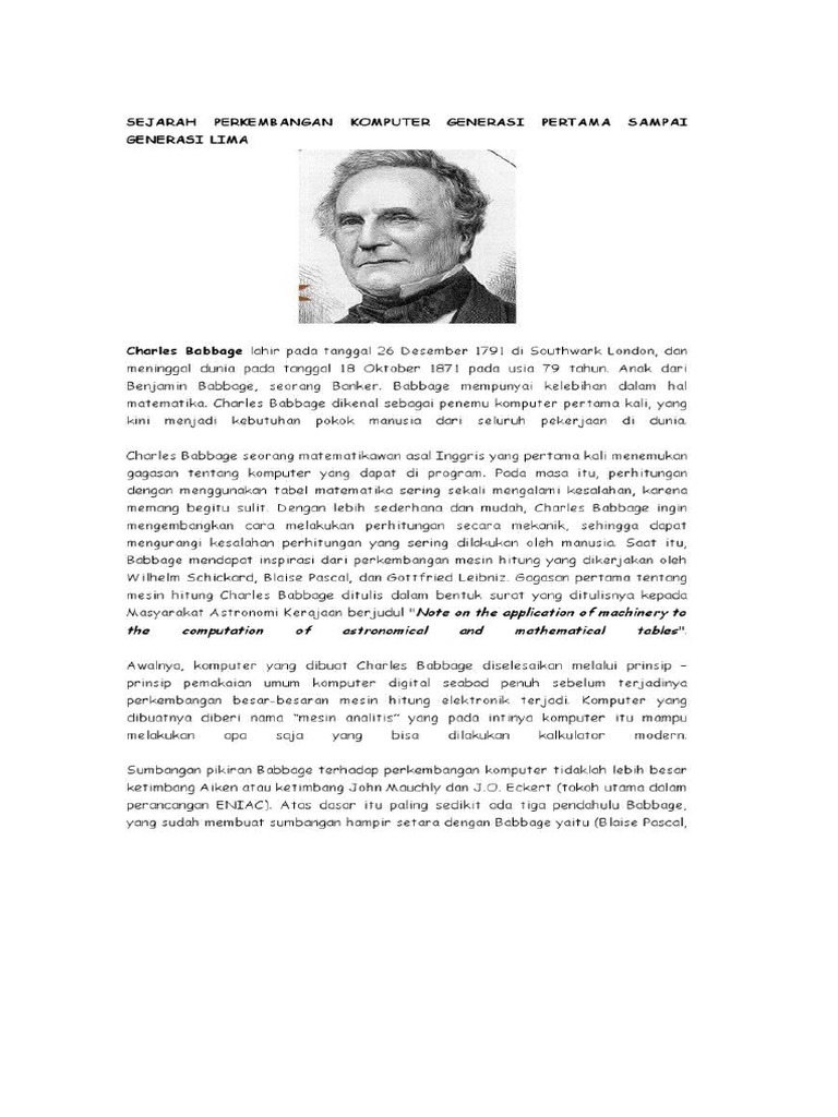 Penemu Komputer | PDF