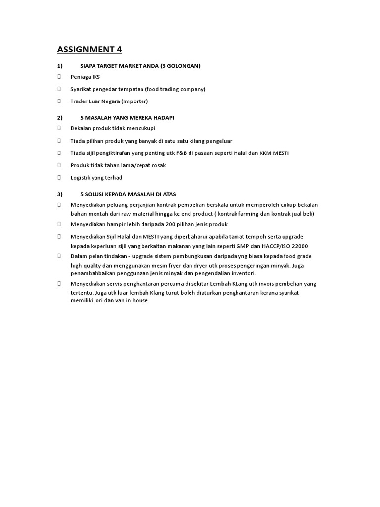 Contoh Kertas Tugasan 4 - 5 - 6 | PDF