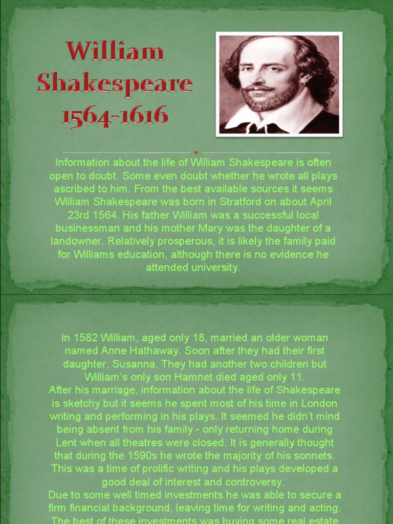 William Shakespeare | PDF | William Shakespeare