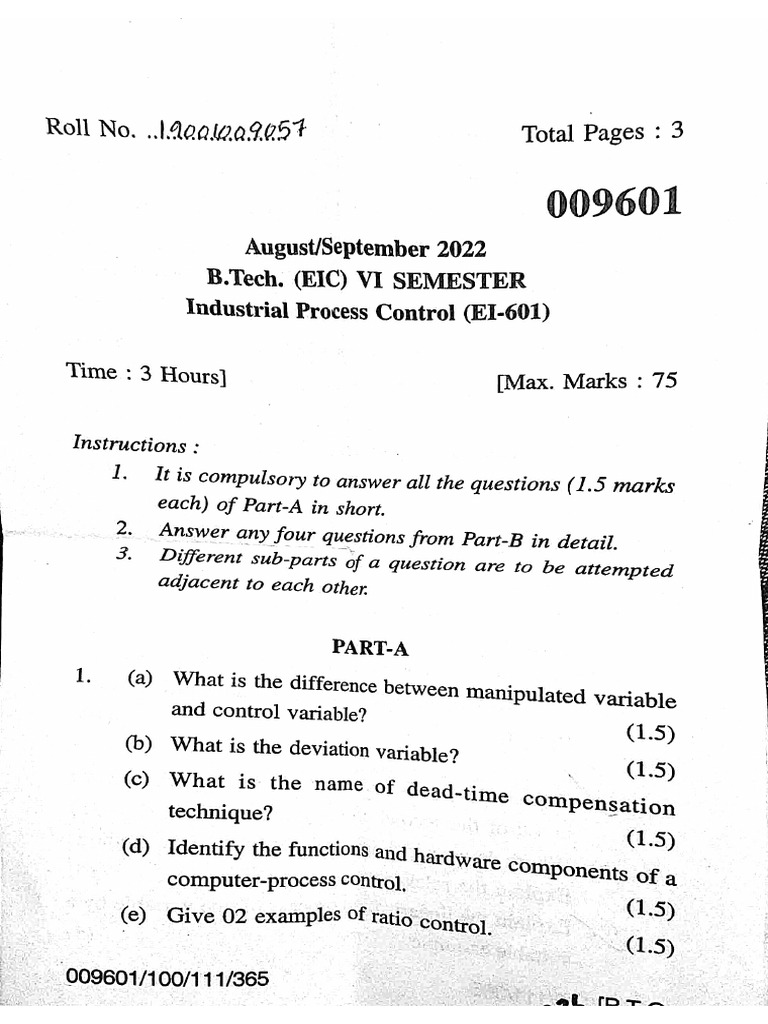 Ipc 5th Sem Paper | PDF