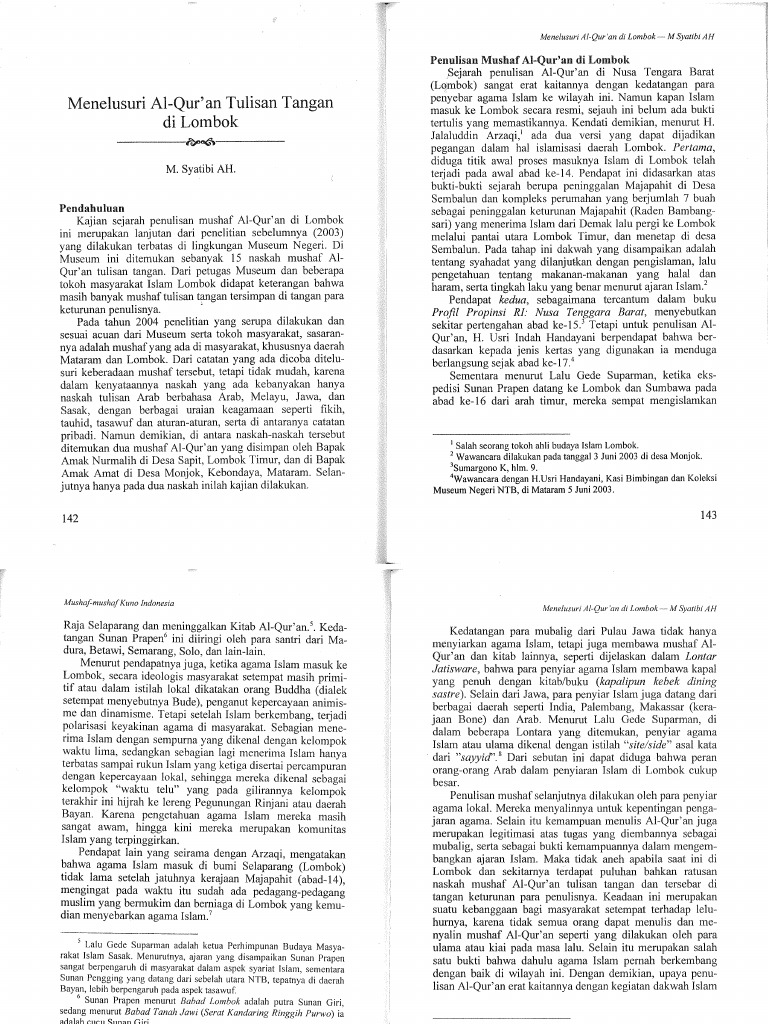 Syatibi 2005 Menelusuri | PDF