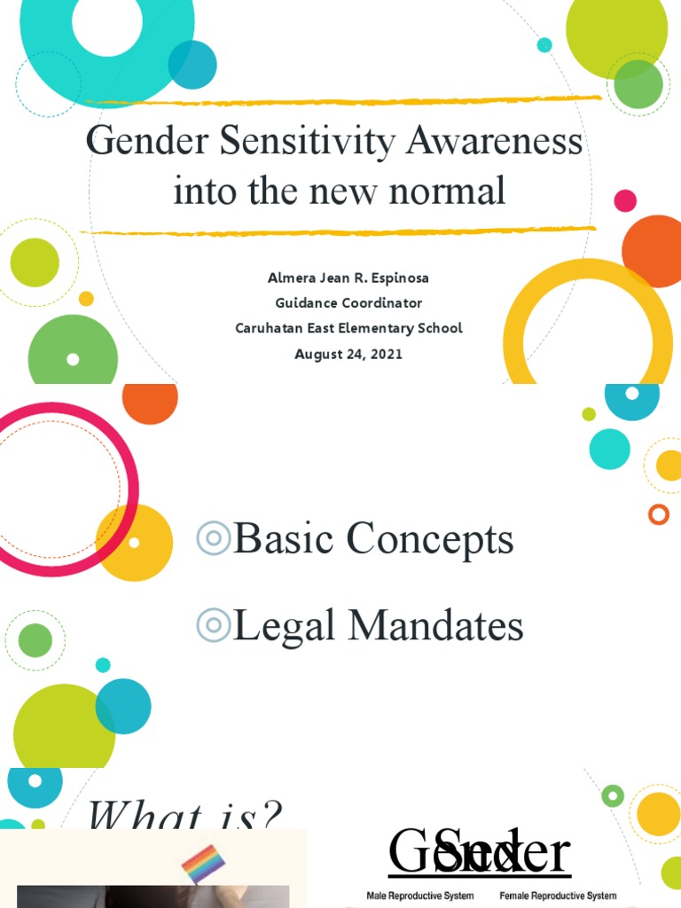Gender - Sensitivity Awareness 2021 | PDF | Gender | Gender Studies