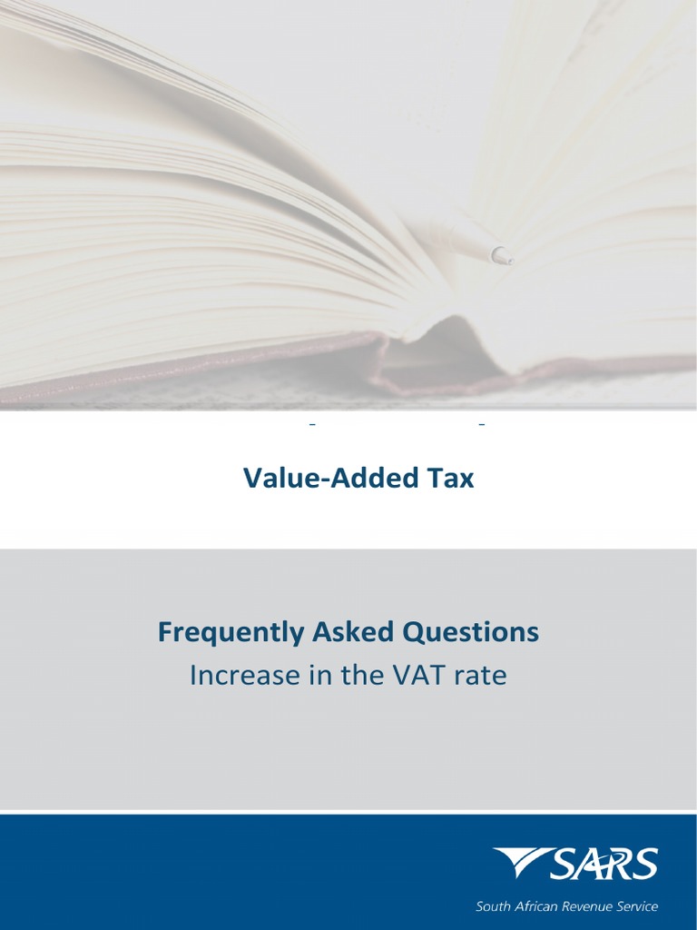 VAT Rate Increase FAQs 2018 | PDF | Value Added Tax | Taxes