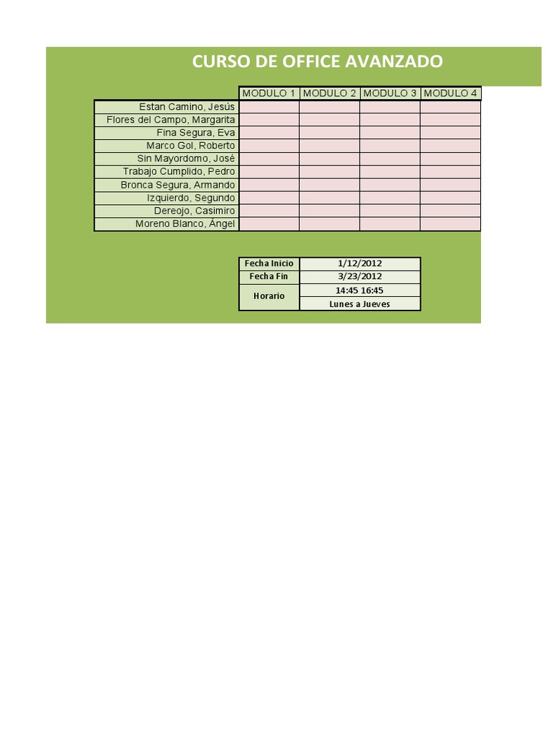 Solucion 20 Ejercicios Excel | PDF