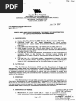 PNP MC 2017-016 Revised Guidelines and Procedures For PNP Personnel in ...