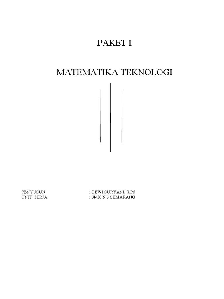 Soal Utama Matematika | PDF