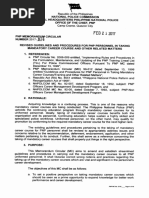 PNP MC 2017-008 Comprehensive PNP Policies and Guidelines On Leave | PDF