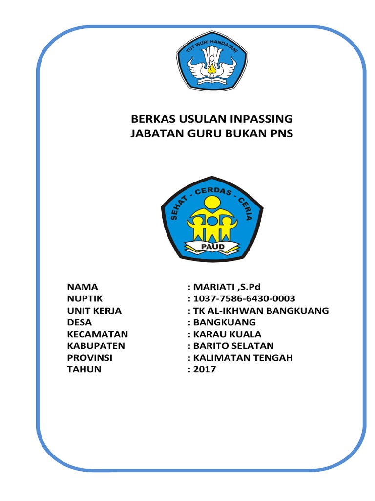 Berkas Usulan Inpassing | PDF