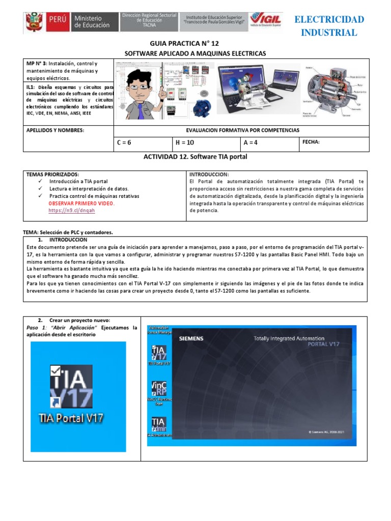 12-Practica Tia Portal. | PDF | Software | Controlador lógico programable