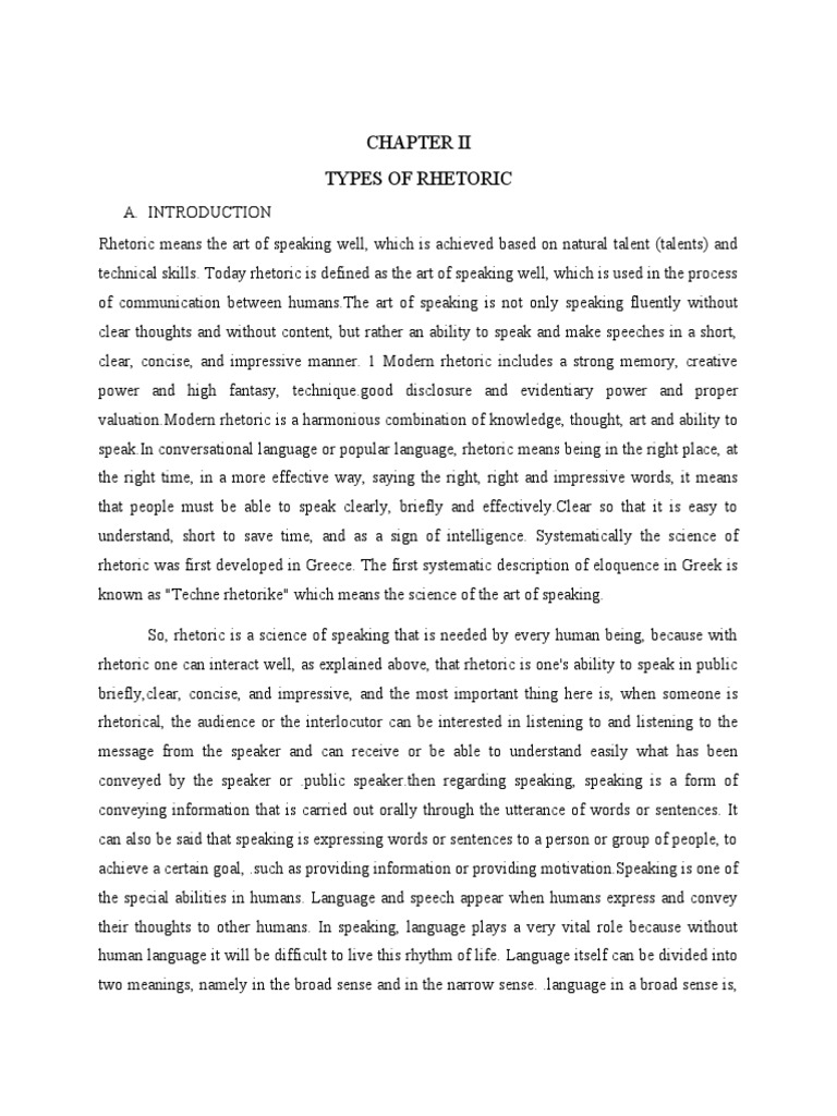 Types of Rhetoric | PDF