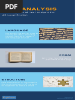 Form, Structure, Language 9093 | PDF | Poetry | Genre