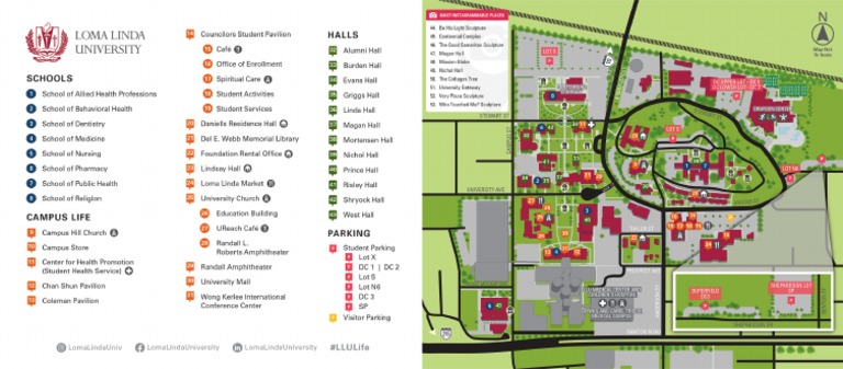 llu - Campus-Map-2022 | PDF