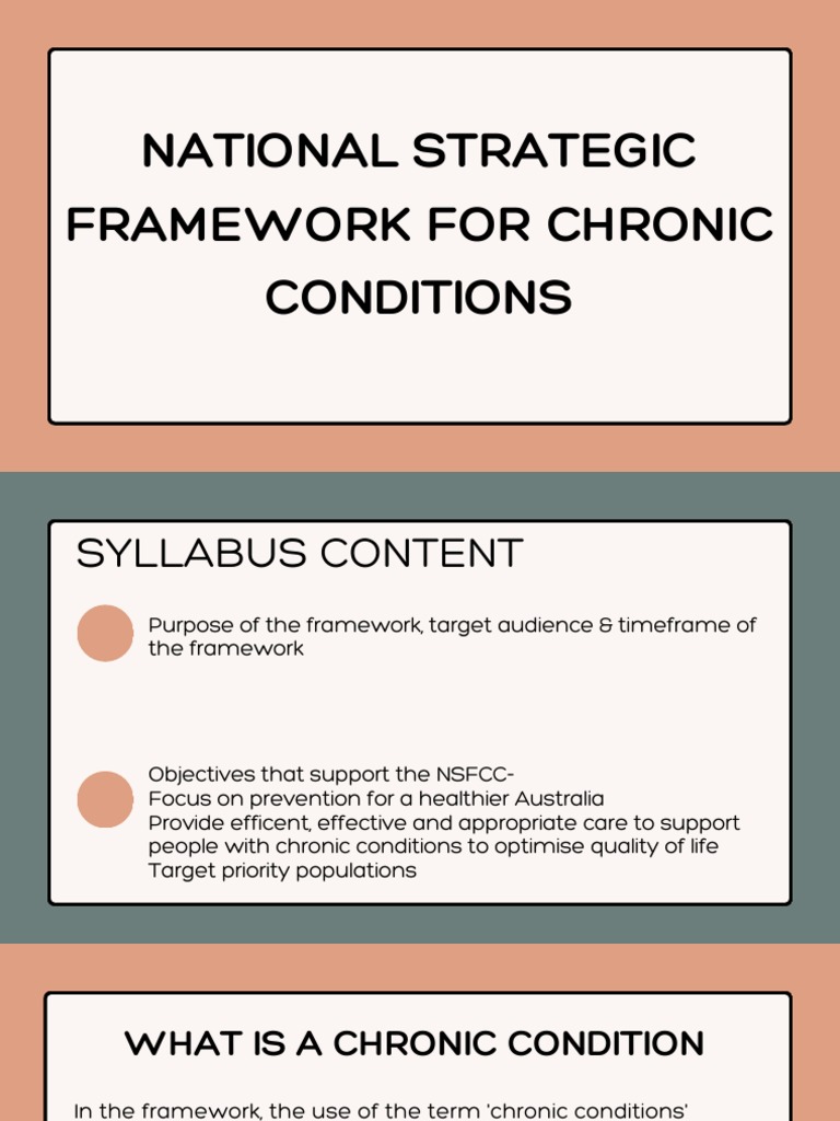 National Strategic Framework For Chronic Conditions Ppoint | Download ...