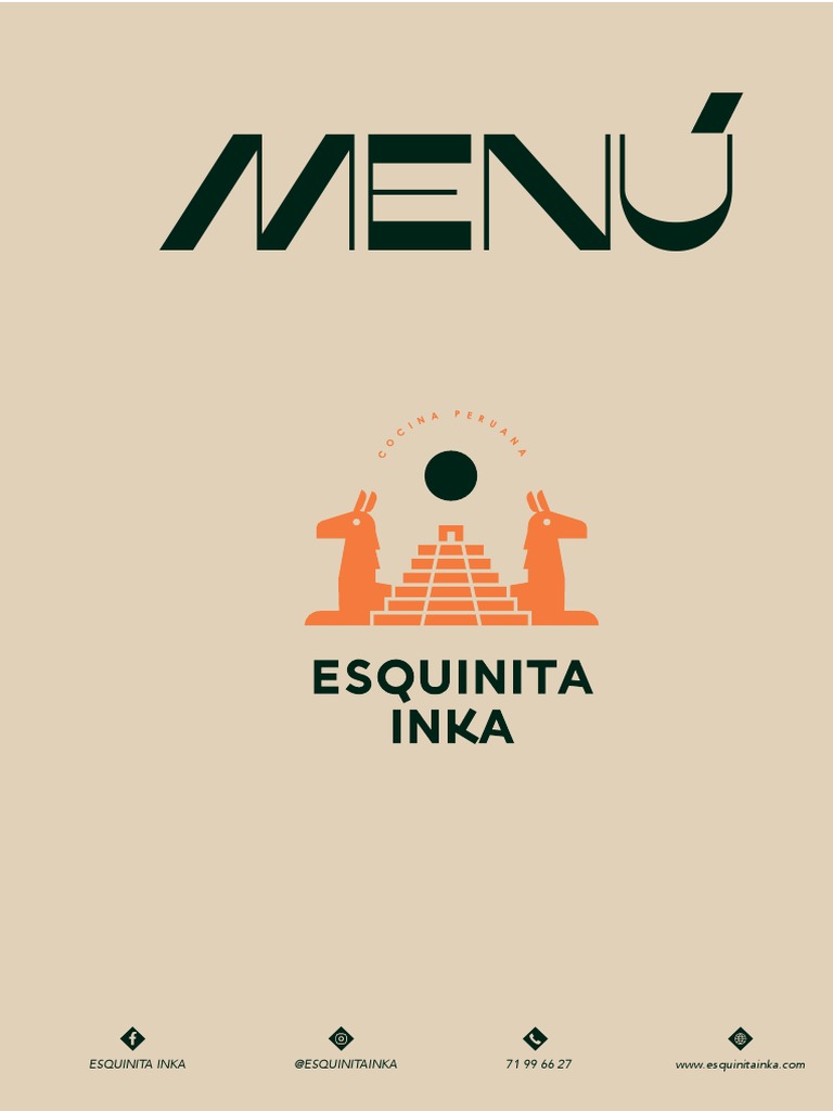 Restaurante Esquinita Inka: Cocina Peruana Auténtica | PDF | Mariscos ...