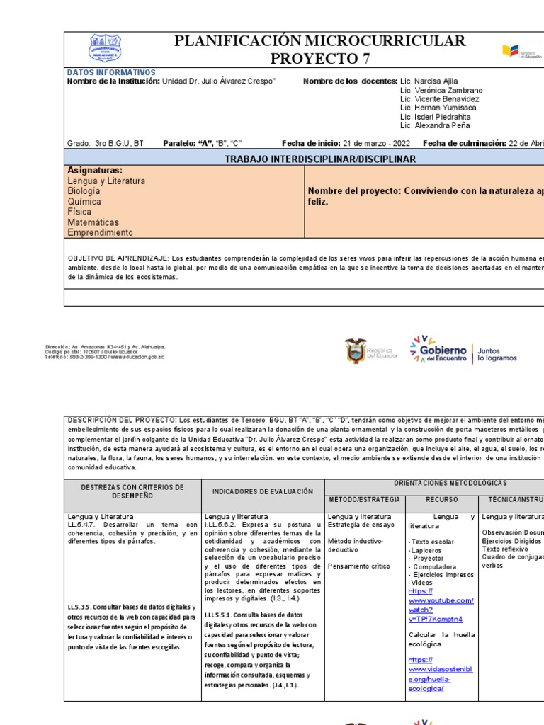 Proyecto 7 3ro | PDF