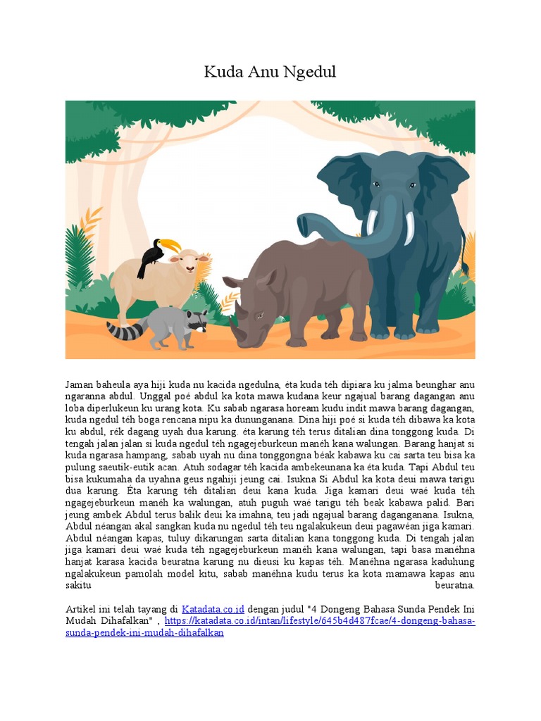 Kuda Anu Ngedul | PDF