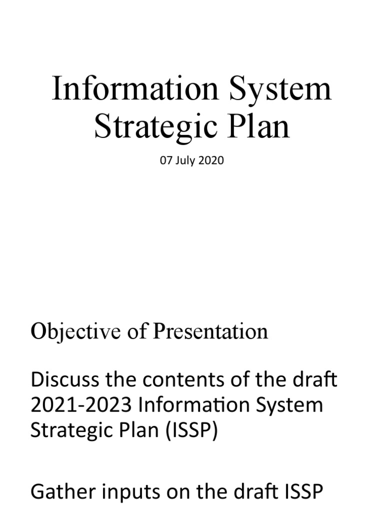 Information System Strategic Plan Presentation of LGU-Bayambang | PDF ...