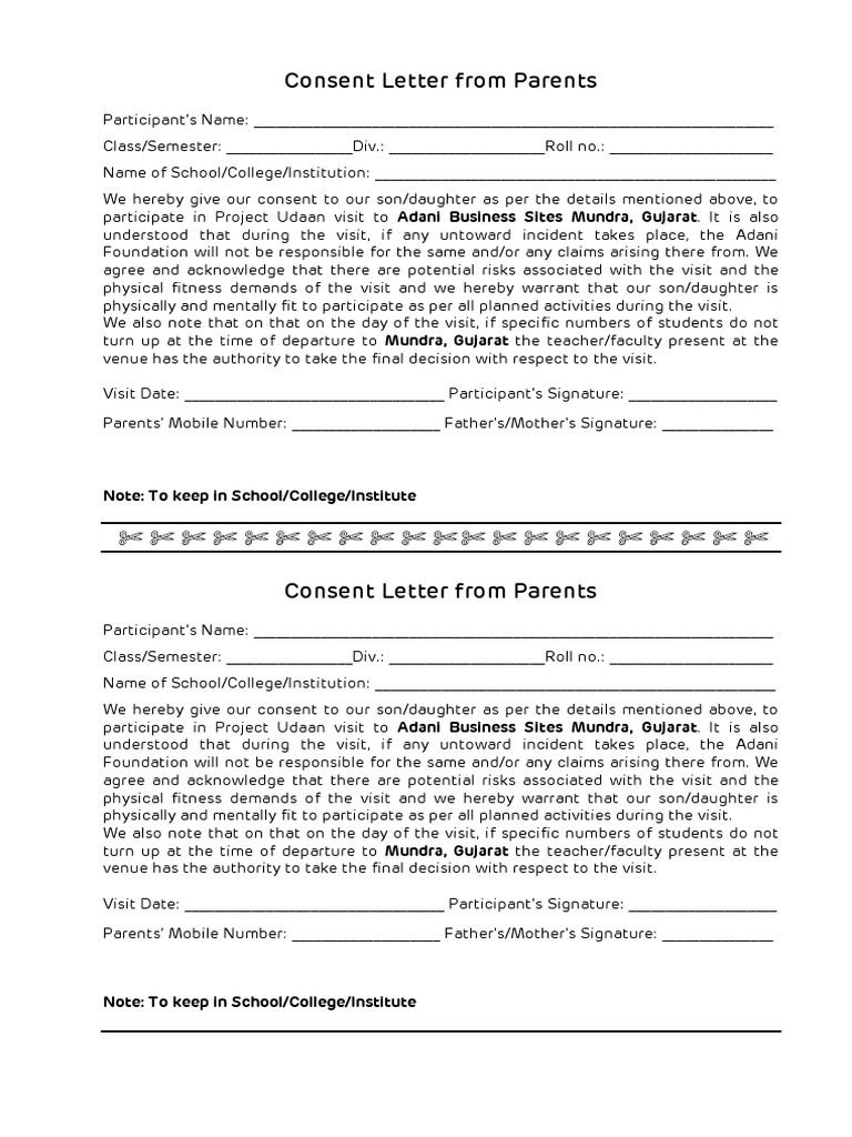 Mundra Consent Letter | PDF | Behavioural Sciences