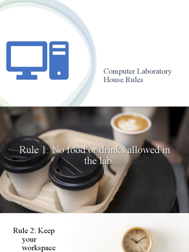 Computer Laboratory House Rules | PDF