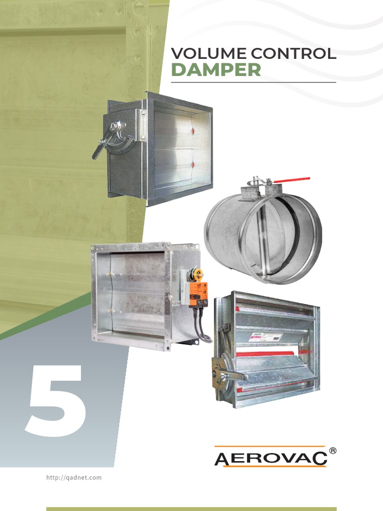 6.0 - Motorized Volume Control Damper | PDF | Building Materials ...