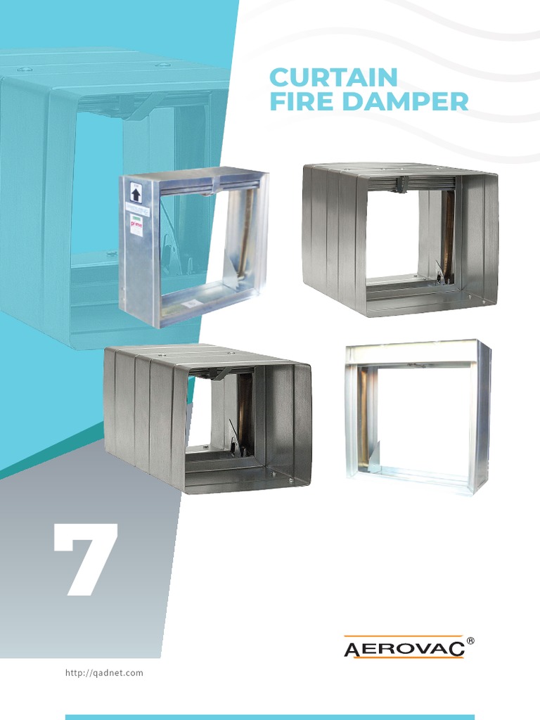 Curtain Fire Damper Specifications | PDF | Duct (Flow) | Fuse (Electrical)