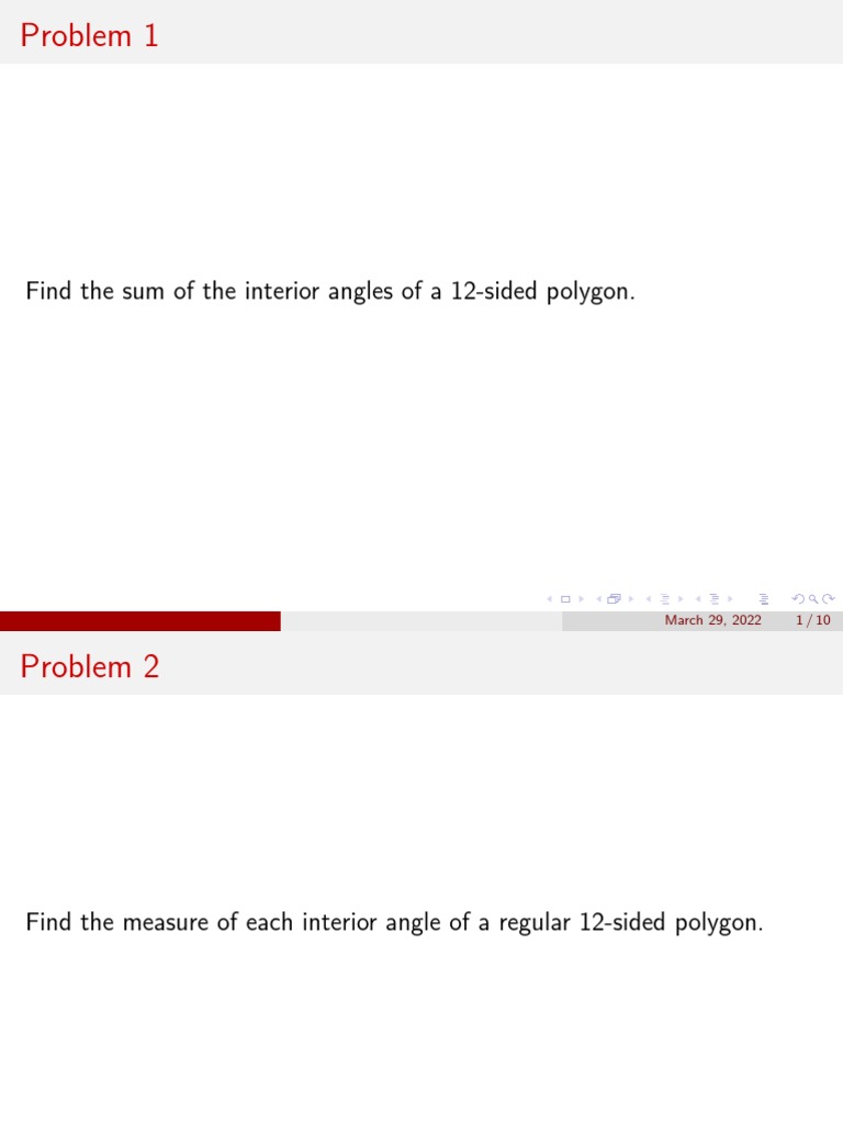 Unit 10 Review - Polygons Student | PDF