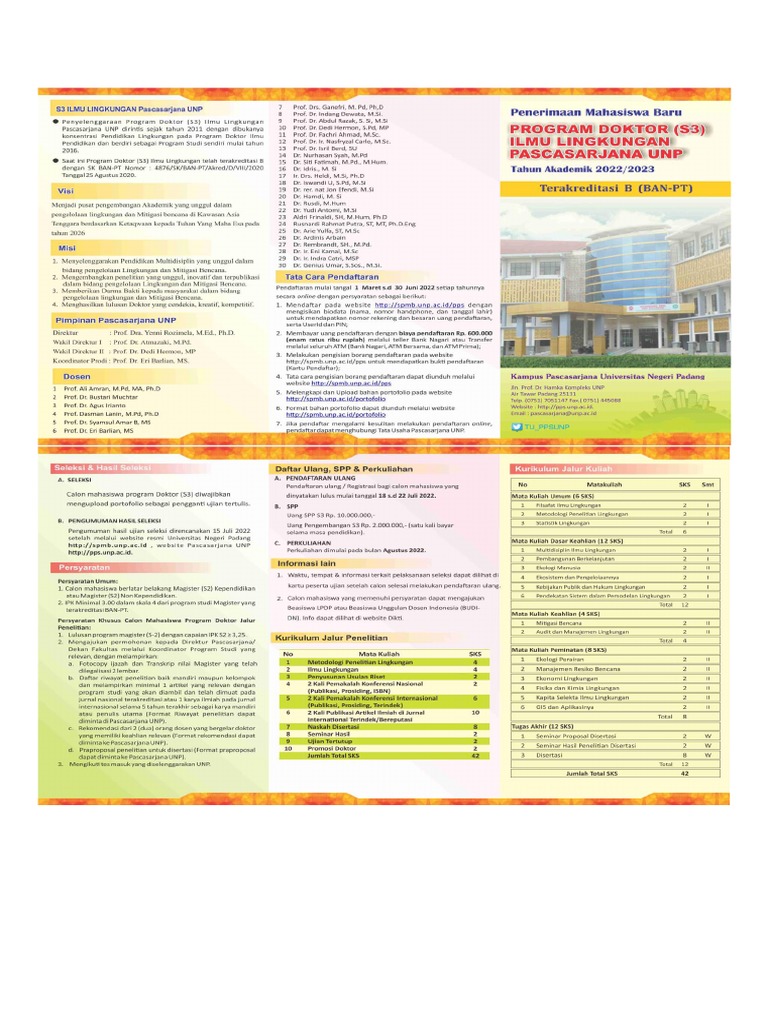 Brosur S3 ILdocx | PDF