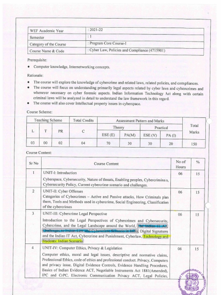 47 - Subject Code 4715901 | PDF