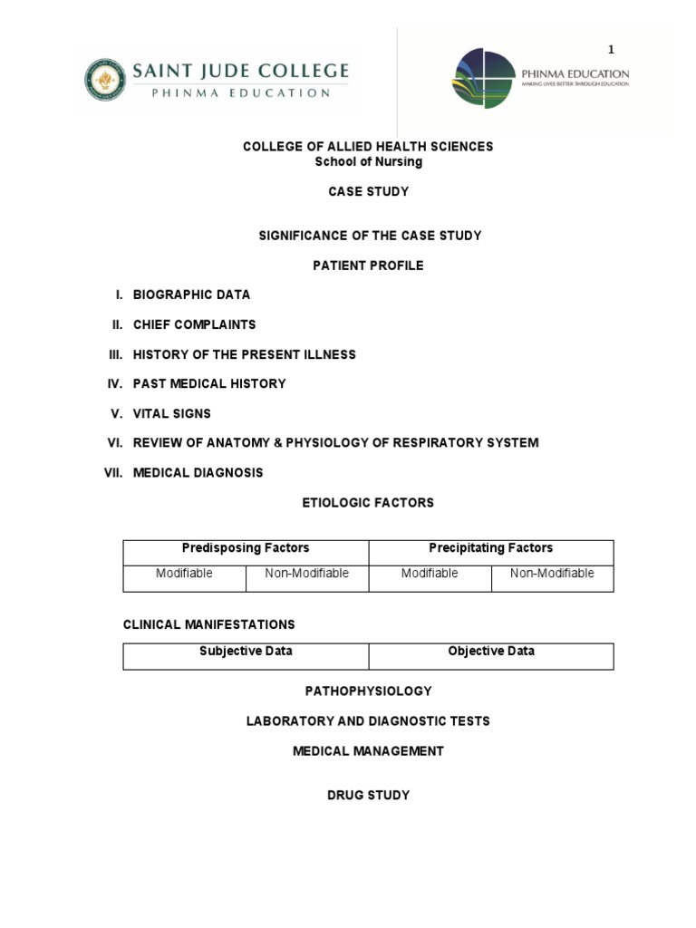 Case Study Template | PDF