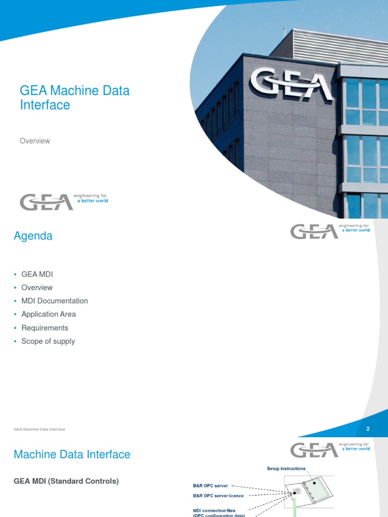 GEA Machine Data Interface Overview | PDF | Computer Architecture ...