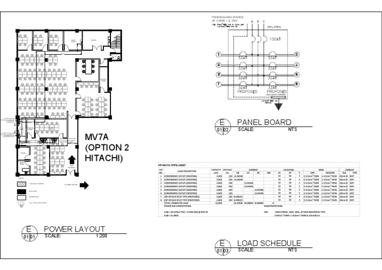 Mv7a Electrical Plan | PDF | Civil Engineering | Components