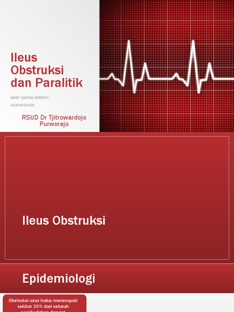 Ileus Obstruksi Dan Paralitik | PDF