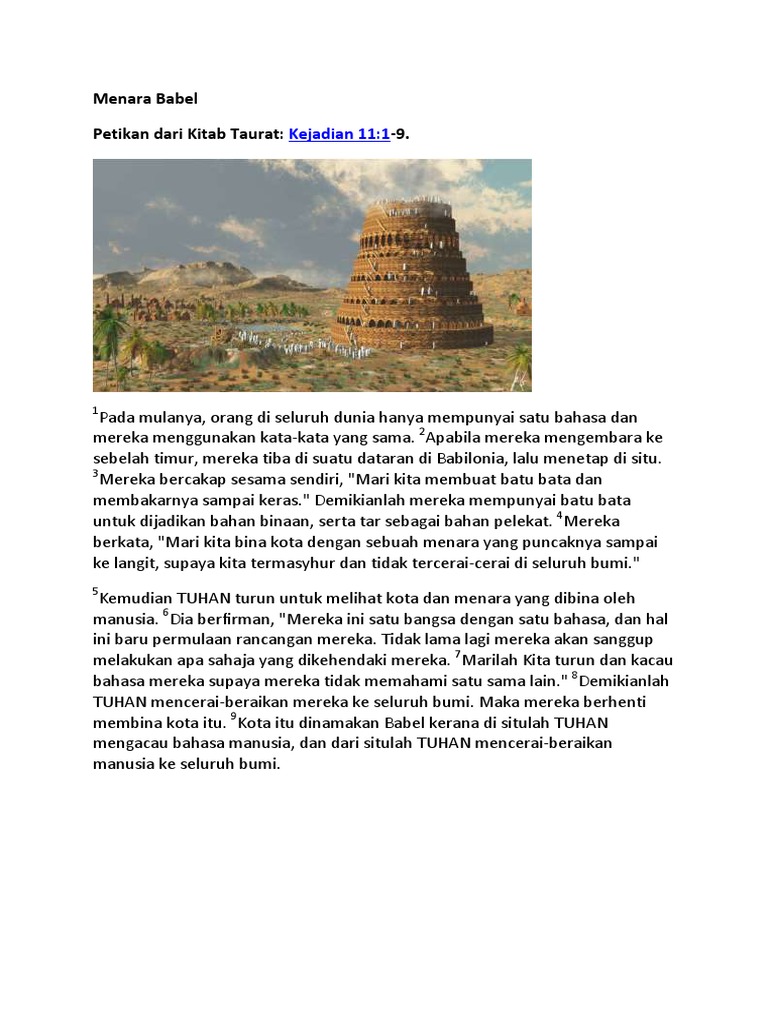 3.menara Babel | PDF
