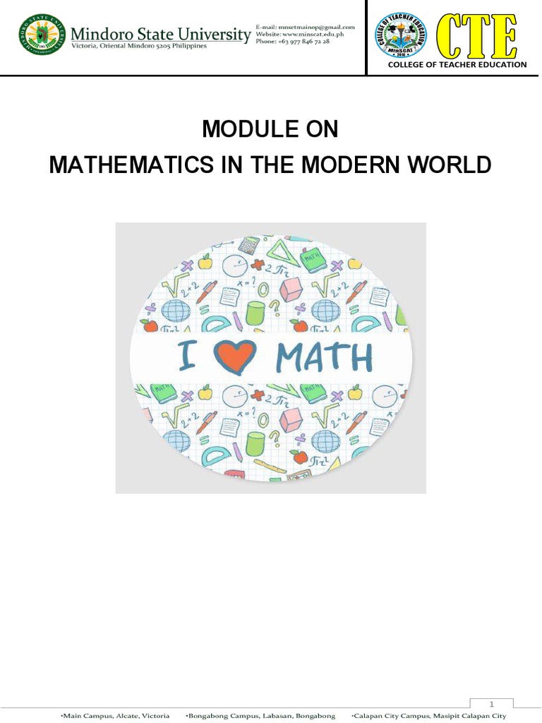 MMW MODULE 3 Bsed English PDF | PDF | Reason | Mathematical Proof