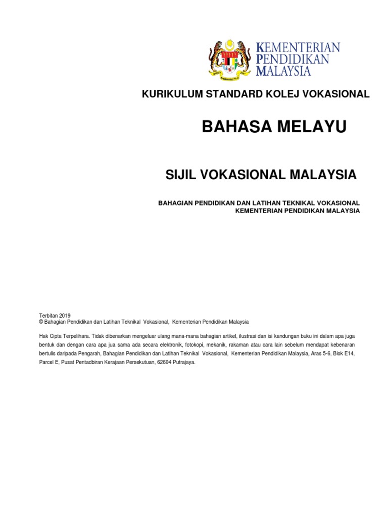 KSKV Bahasa Melayu | PDF