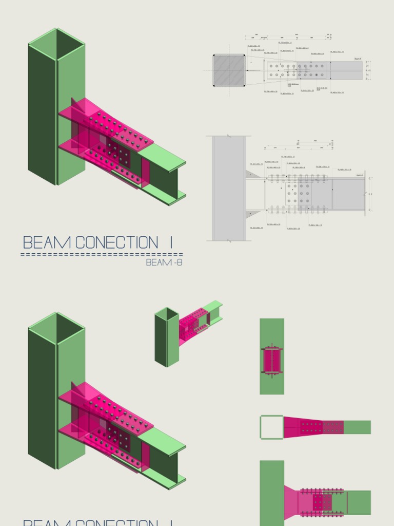 Beams Steel Connection I | PDF