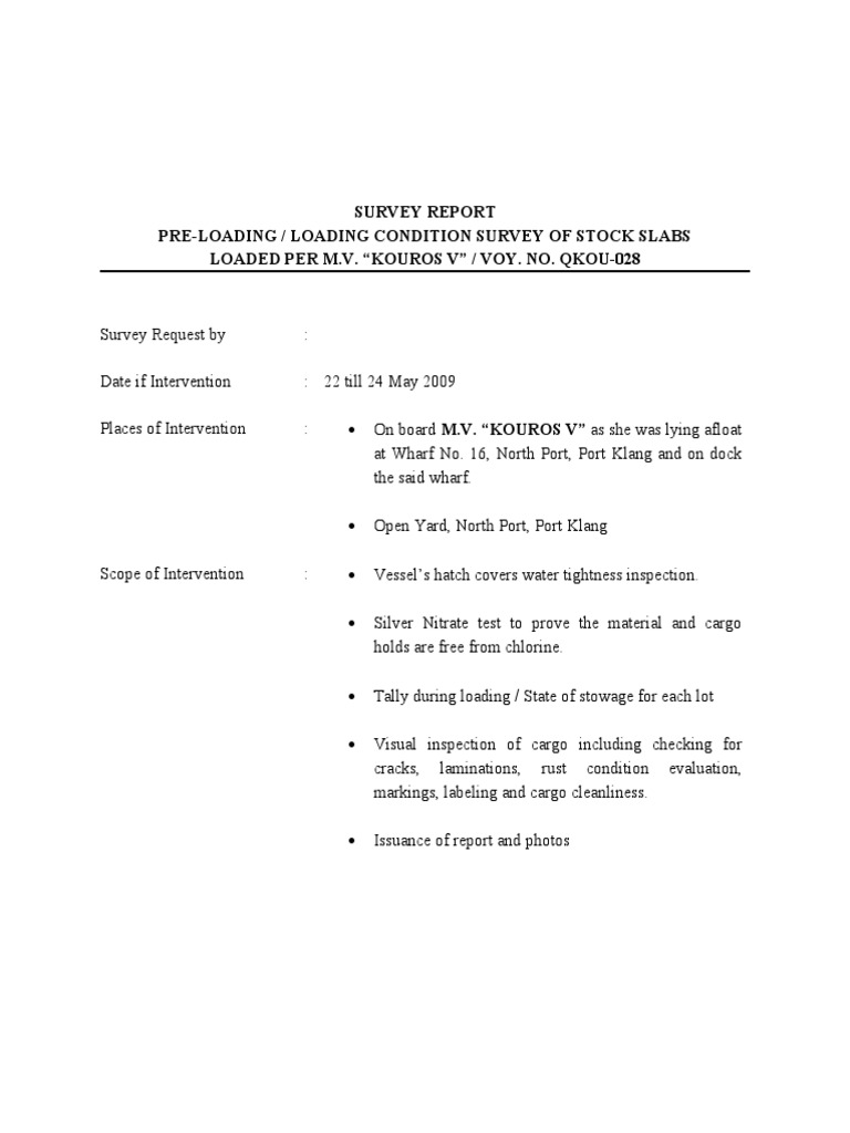 Coil Report | PDF | Shipping | Ships