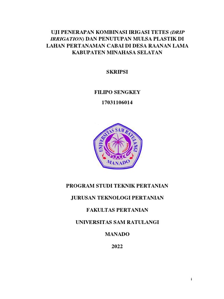 Skripsi Filipo Sengkey | PDF