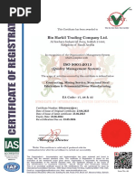 ISO 9001:2015 Compliance Certificate | PDF