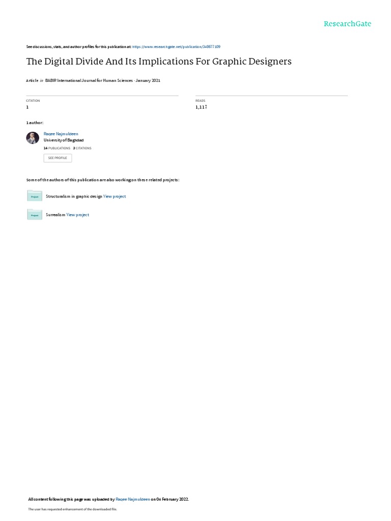 First Article On Digital Design | PDF | Graphic Design | Computer Aided ...