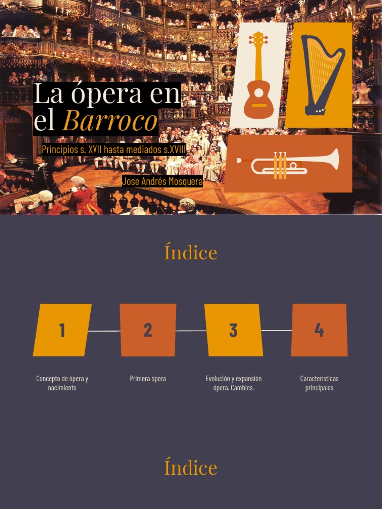 La Ópera en El Barroco 2 | PDF | Ópera | Musica barroca