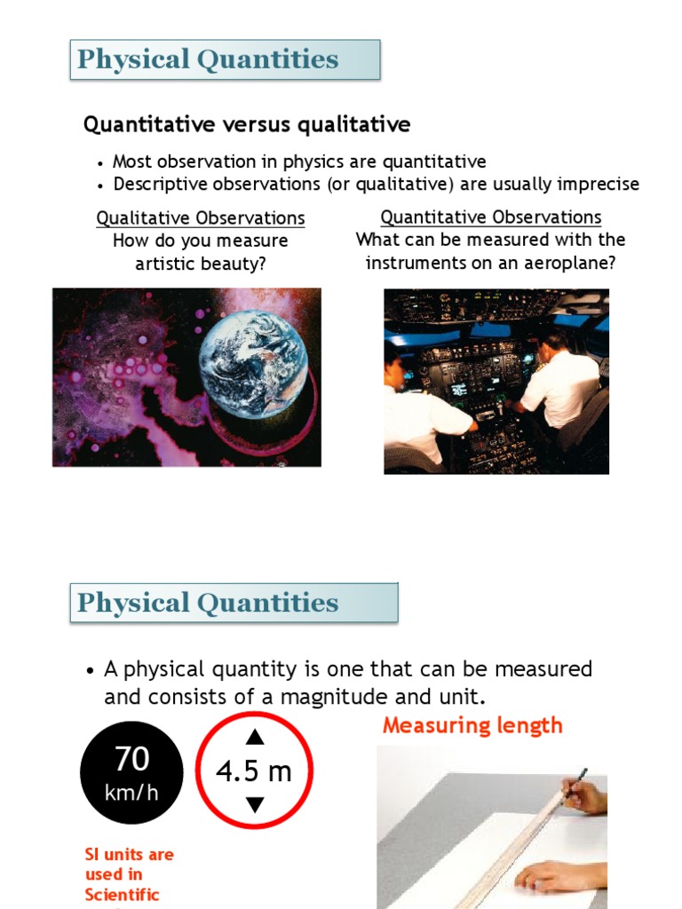 2 - Physical Quantities and Measurements1 - Physical Quantities & Units ...