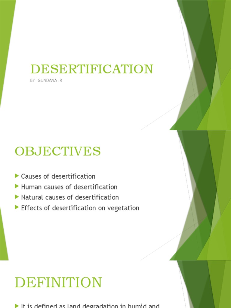 DESERTIFICATION | PDF