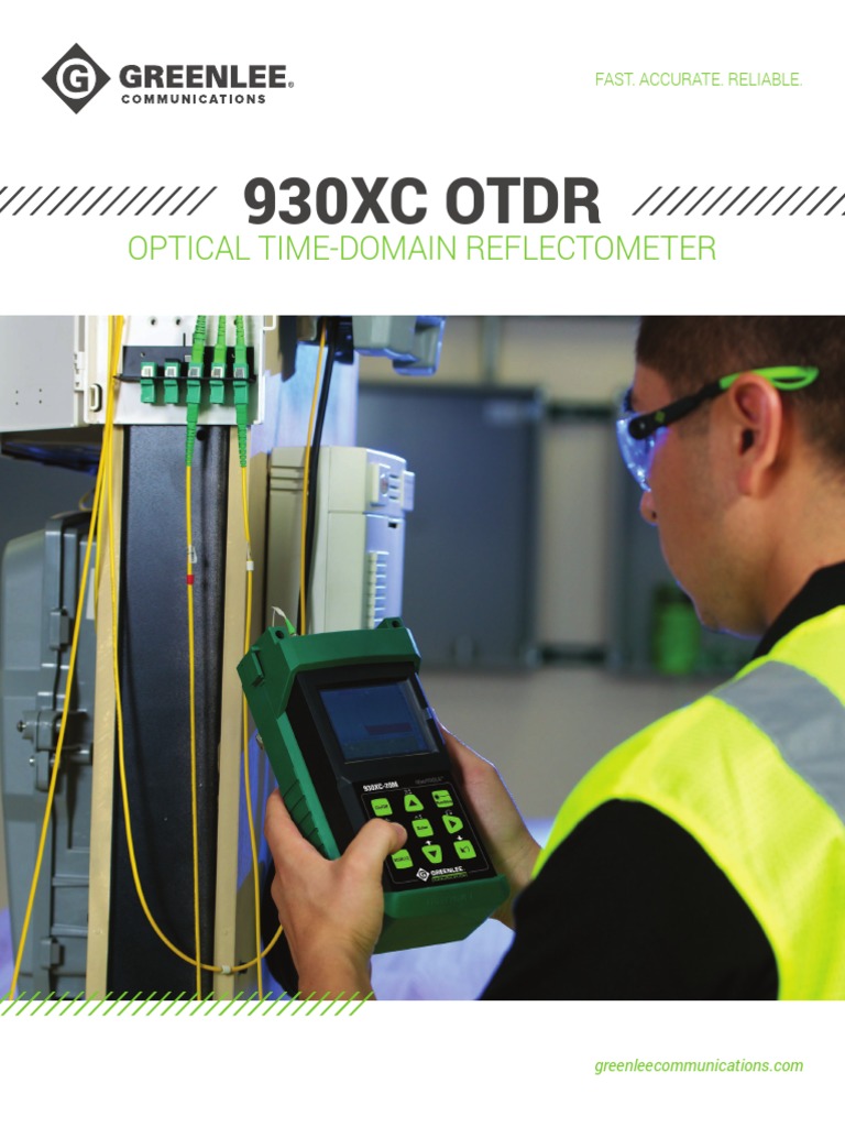 GREENLEE OTDR - Datasheet | PDF | Optical Fiber | Computing