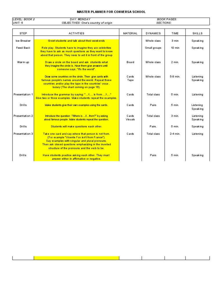 BOOK 2 Unit 5 | PDF | Plural | Syntax