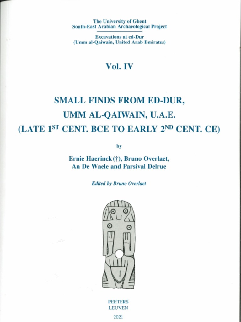 Smaall Finds From Ed-Dur Umm Al Q-Aiwain Uae (Vol.14) | PDF