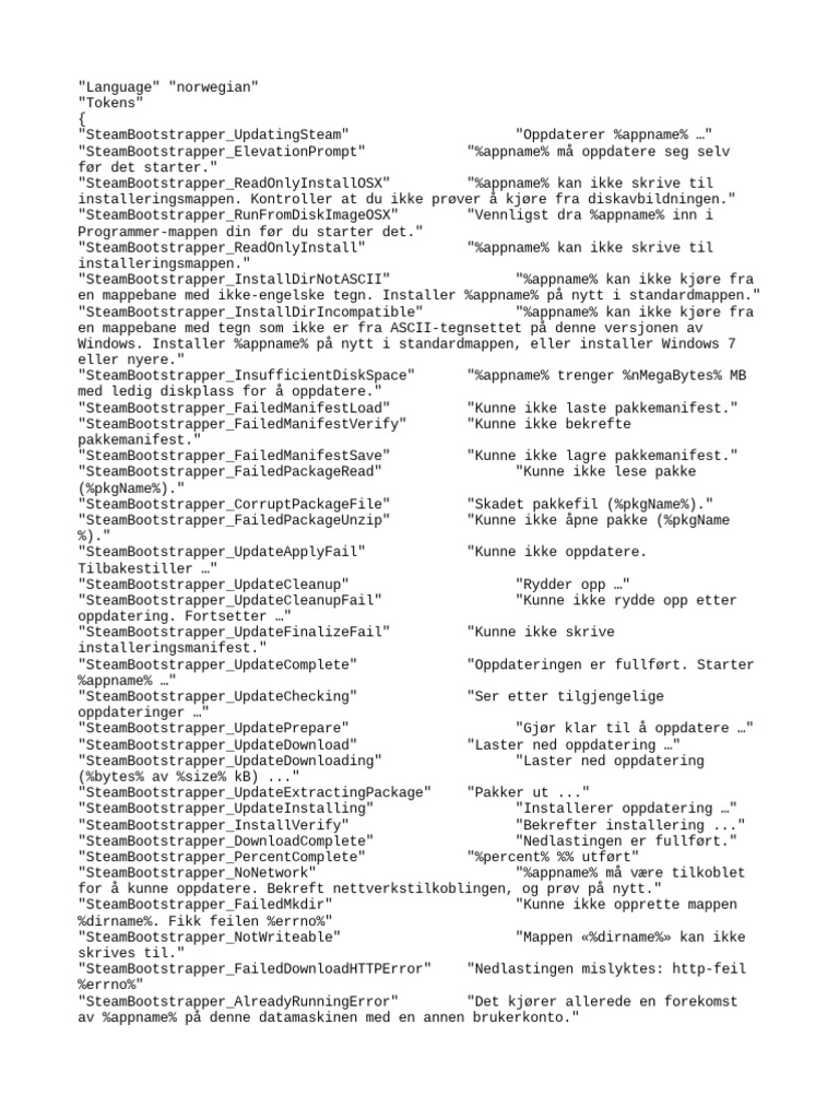 Steambootstrapper Norwegian | PDF