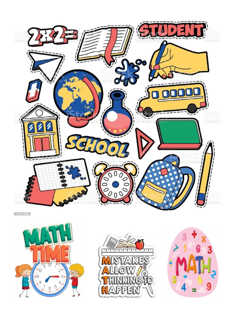 Math Stickers | PDF