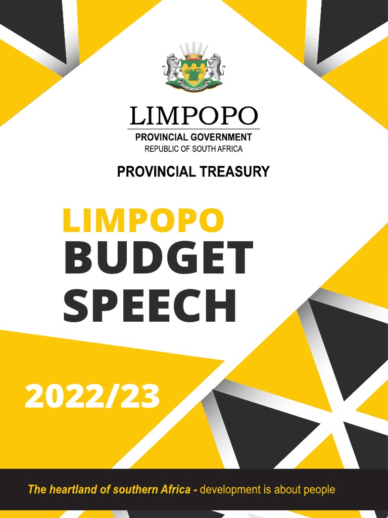 Limpopo Budget Speech | PDF