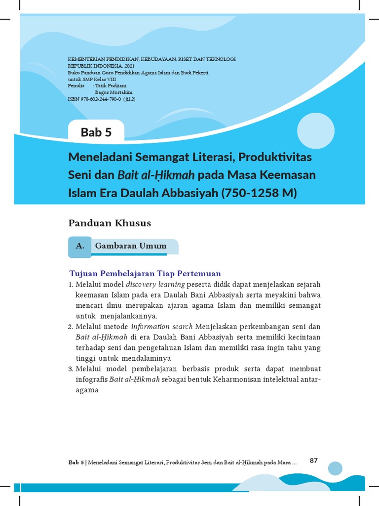 Modul Pai Kelas 8 Guru Bab 5 | PDF